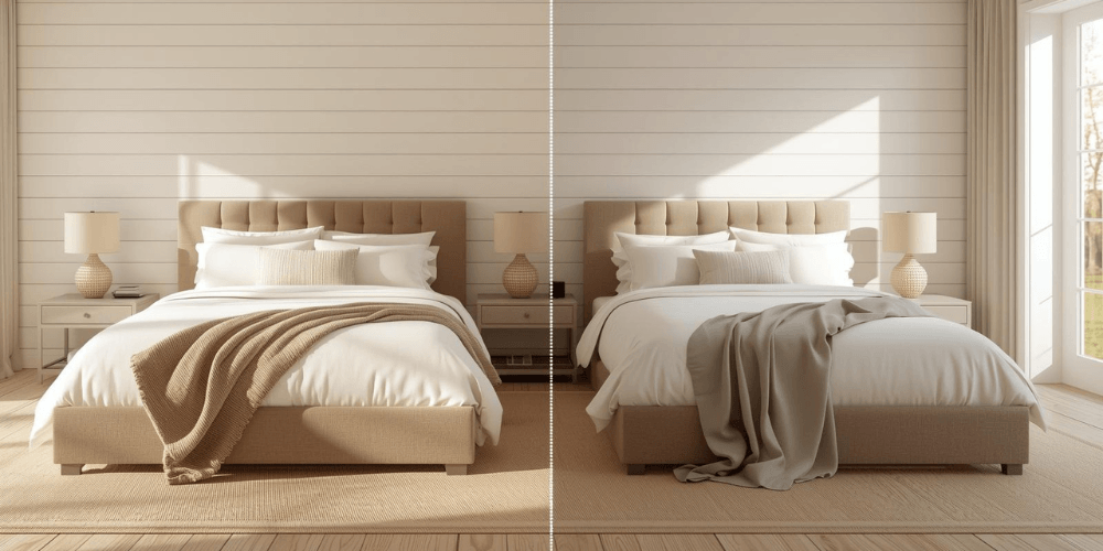 Double Bed vs Queen Bed: Understanding the Difference – Induscraft